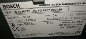 Bosch FD number, Bosch serial number, E-Nr number Bosch, Z-Nr Bosch ...