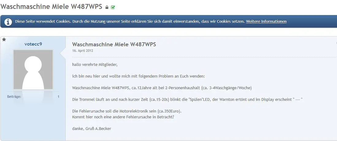 How to find the production date of a Miele washing machine | en.tab-tv.com