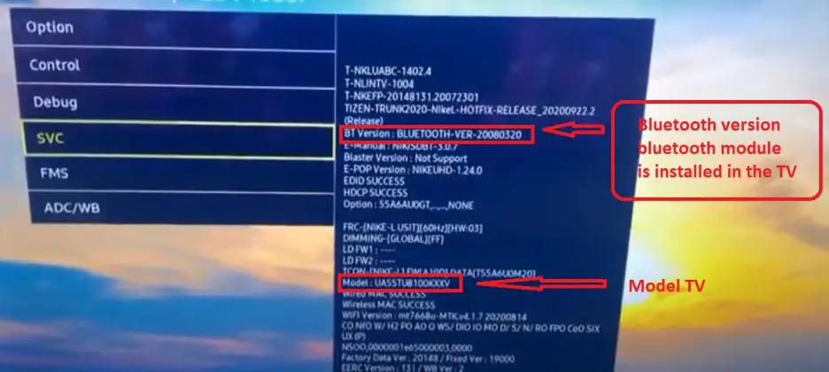 How To Enable Bluetooth in Samsung Smart TV Secret Menu | en.tab-tv.com