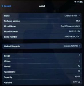 iPad model number, iPad serial number 2010-2024, what is means, decoder ...