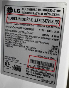How to find out the production date of LG refrigerator | en.tab-tv.com