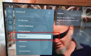 How to find the model and serial numbers in the LG TV menu | en.tab-tv.com