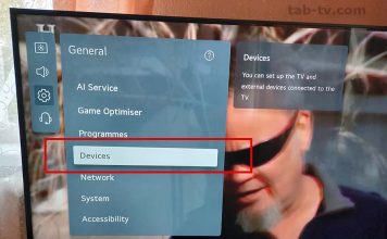 How to find the model and serial numbers in the LG TV menu | en.tab-tv.com