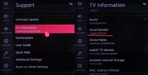 LG TV serial number, SVC code decoder, 2000-2030 explained | en.tab-tv.com