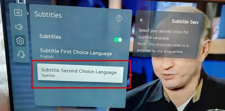 How to enable or disable subtitles on LG TV 2021-2022 | en.tab-tv.com