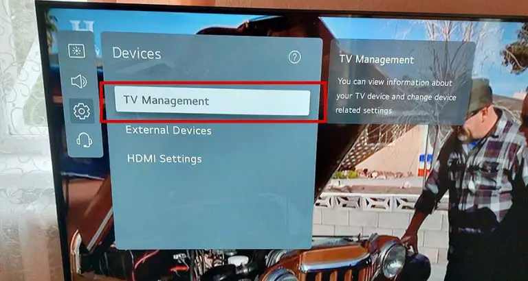 How to find the model and serial numbers in the LG TV menu | en.tab-tv.com