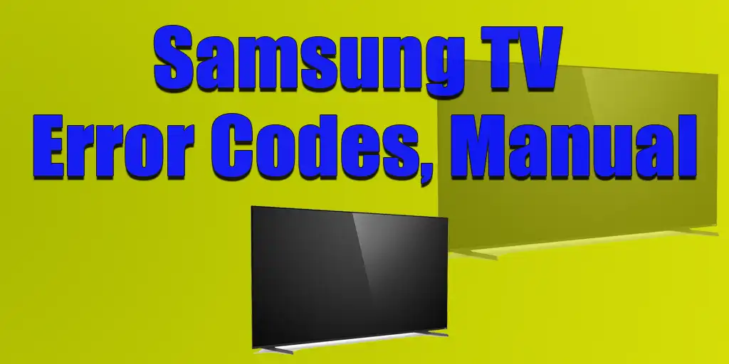 Samsung TV Error Codes Manual En tab tv Samsung TV Error Codes Manual En tab tv